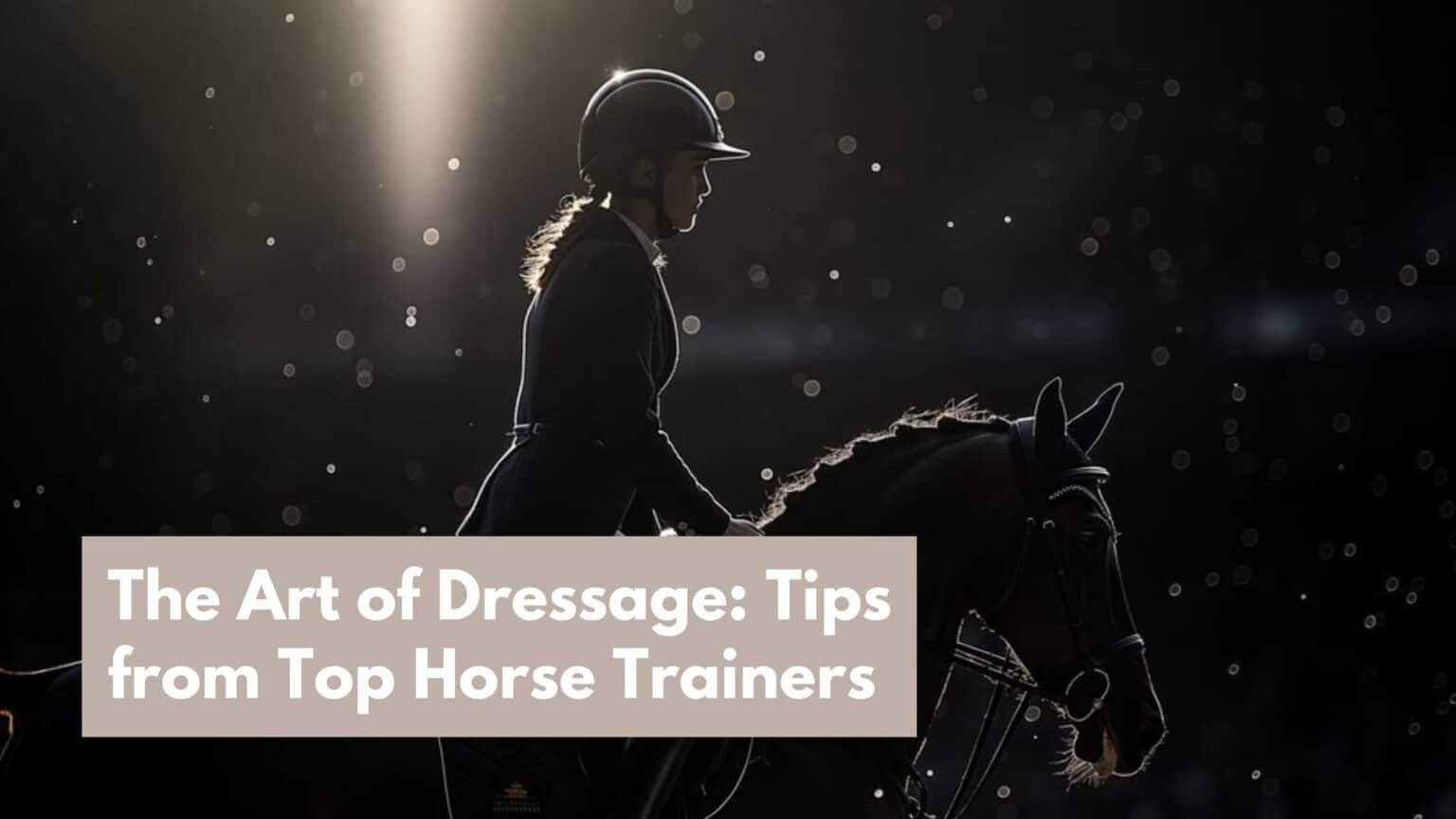 Art of Dressage: Tips from Top Horse Trainers - Niche Racing